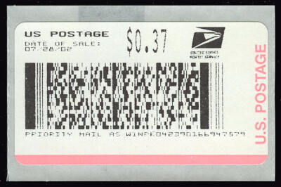 USA CVP37b 37¢ APC-Stamp Florida Priority Mail | eBay