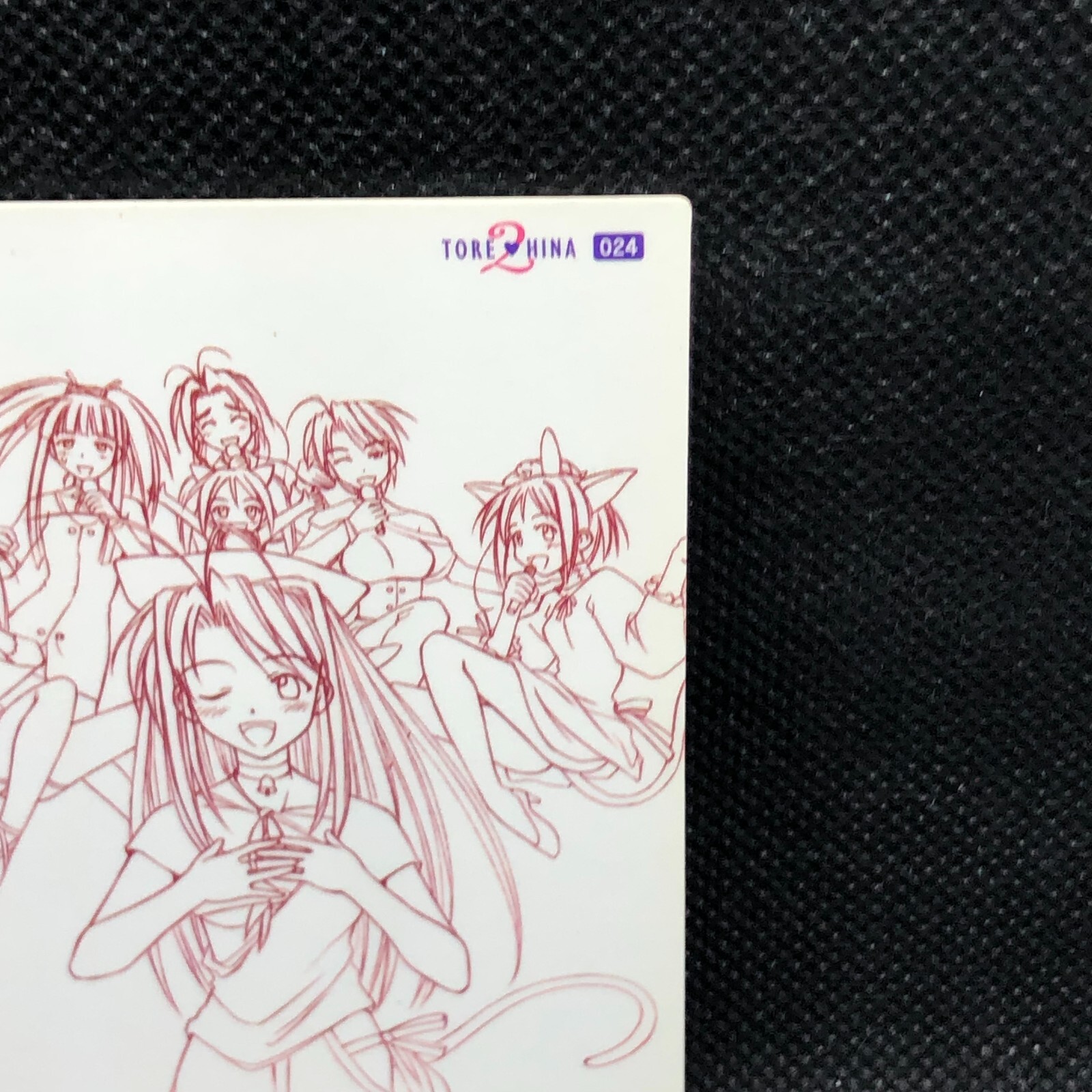 Narusegawa Naru Love Hina CARD 024 ANIME Ken Akamatsu Magazine Japanese ...