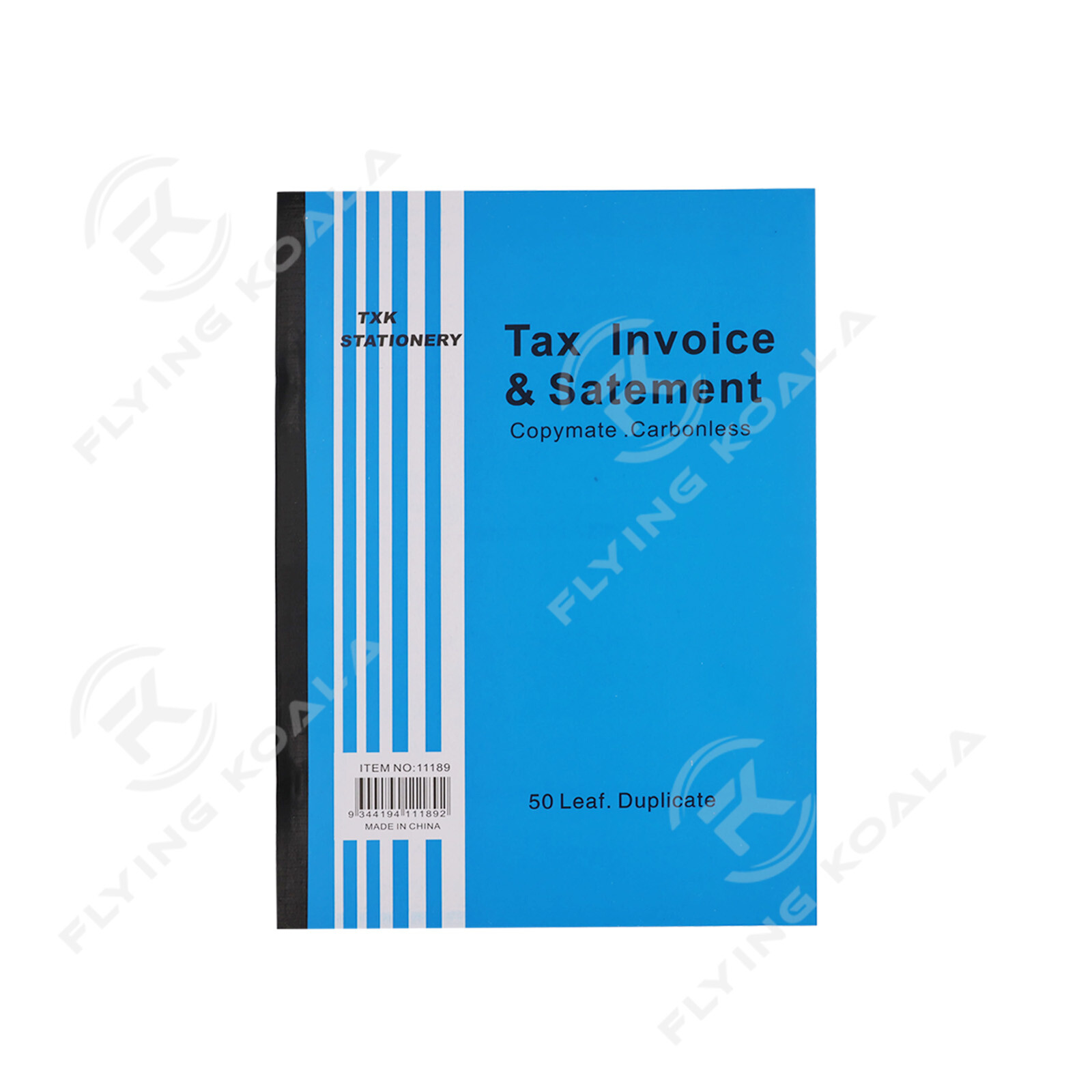 50/100 Leaf Tax Invoice Statement Book And Cash Receipt Book Duplicate ...