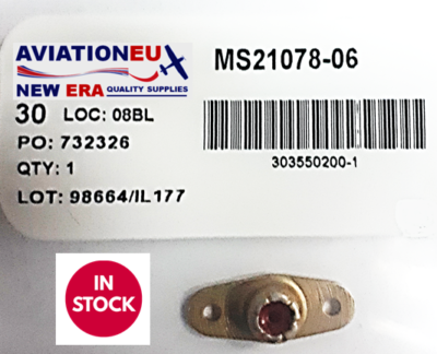 MS21048-06 Fixed Self-Locking Two-Lug Anchor Nut,Thread: 6-32 | eBay