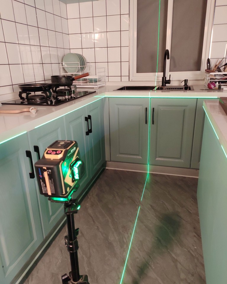 INSPIRITECH Multi line laser level 3x360° coverage for leveling ...