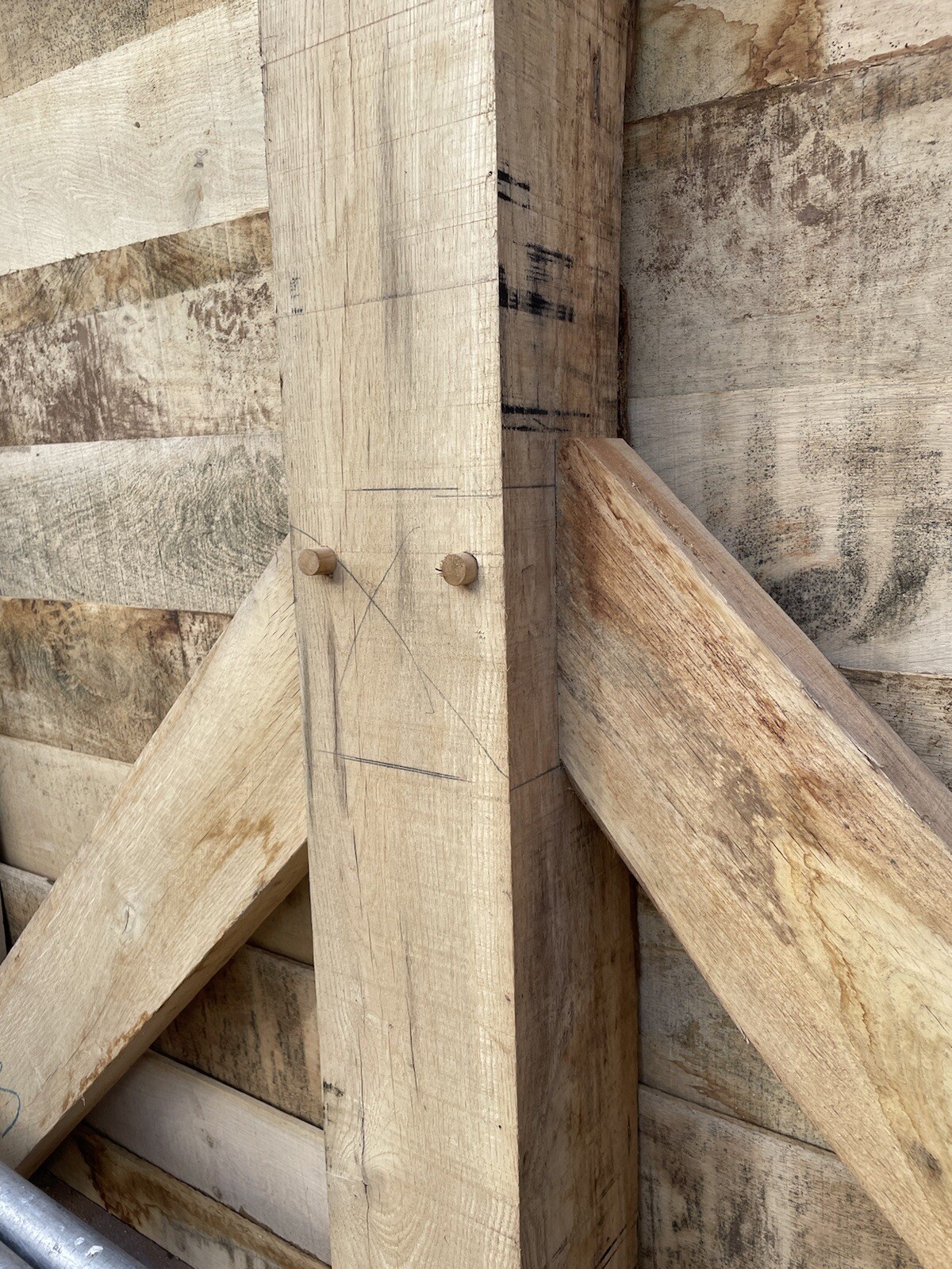 🪚100% OAK Double GARAGE/CARPORT/cart lodge INC OAK RAFTERS & CLAD | eBay UK