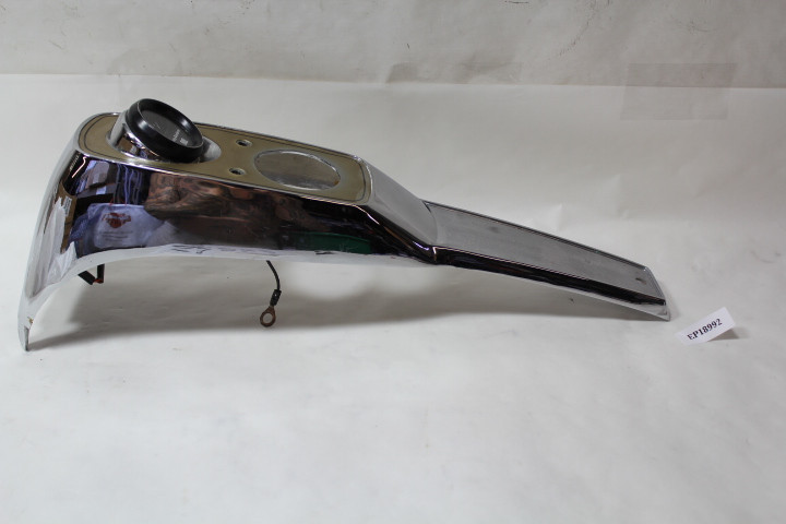 chrome FXR tank dash console w/ FREE gas gauge FXRP FXRT FXRD FXLR FXRS ...