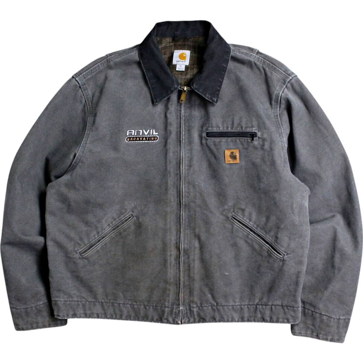 Vintage Carhartt Detroit Jacket J97 GVL GRAVEL Size XL Grey Vintage Carhartt Detroit Jacket J97 GVL GRAVEL Size XL Grey