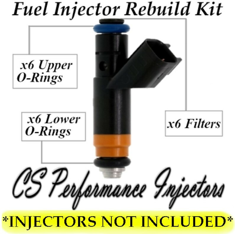 Fuel Injectors Rebuild Repair Kit fits 4F9E-D6B for 05-07 Ford Mercury ...