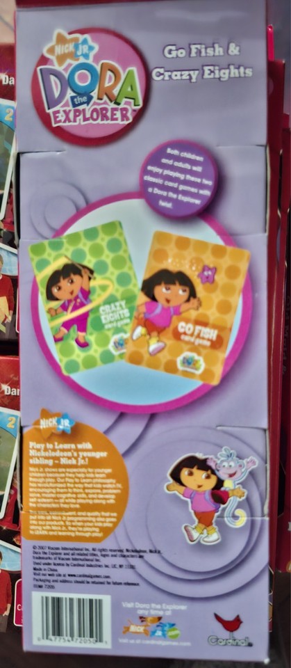 Dora The Explorer Go Fish & Crazy Eights Card Game NEW | eBay UK
