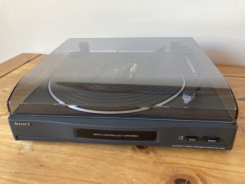 Sony PS-LX49P Stereo Automatic Turntable Vinyl Record Player 2 Speed ...