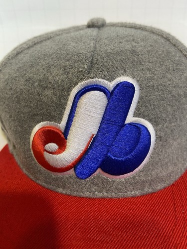 New Era 9Fifty Montreal Expos MLB Leather Strapback Baseball Hat Cap | eBay