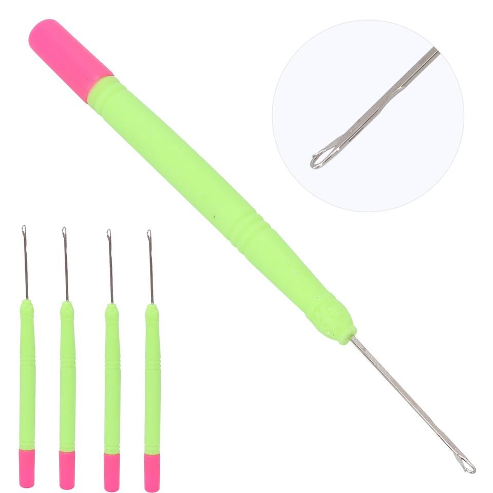 (Tail)Plastic Hair Extension Crochet Hook Crochet Hair Tools Pulling ...
