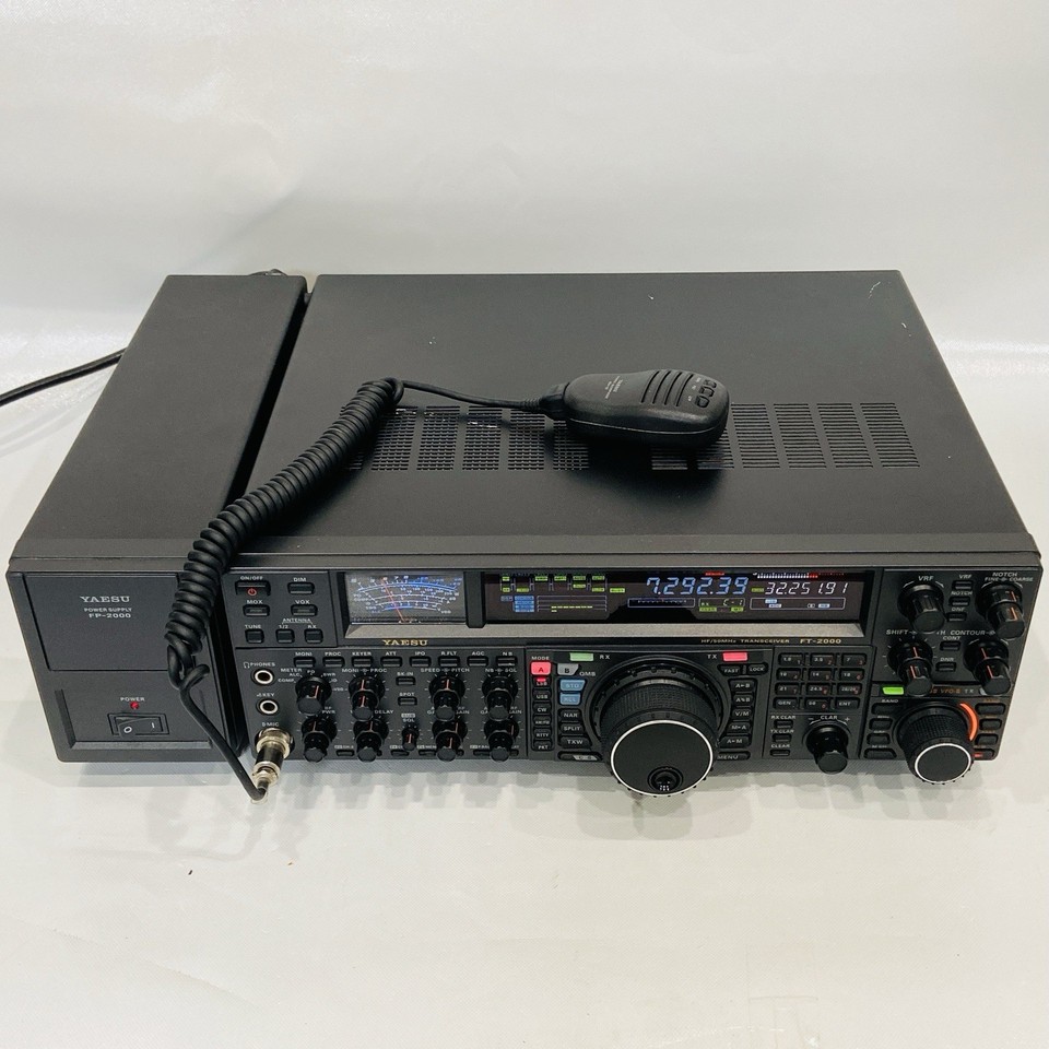 🌟Yaesu FT-2000D HF/50Mhz All Mode Transceiver 200W Ham Radio, Mic FP ...