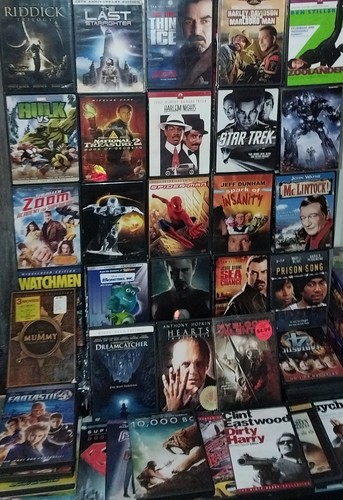 DVDs Lot Of 56 Movies Comedy, Syfy, Horror, Action, Romance, DVD Box ...