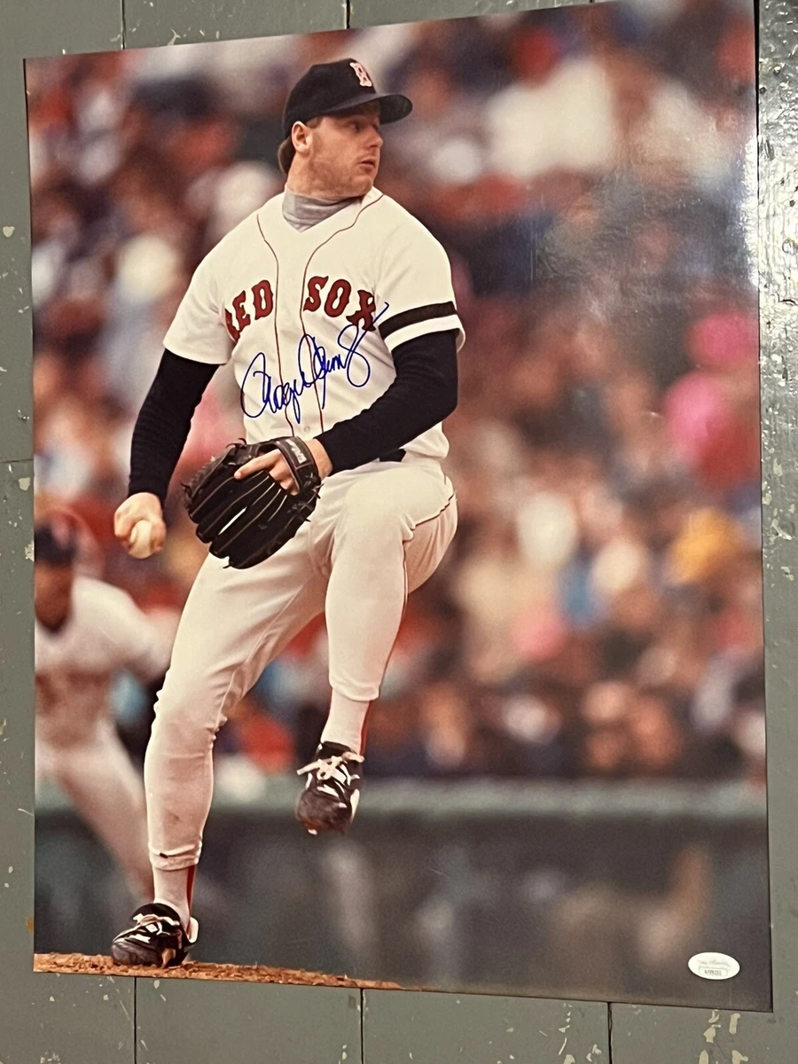 Roger Clemens Pitching Red Sox