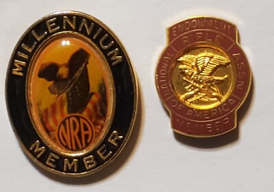 National Rifle Association 2 pins - Endowment Member & Millennium ...