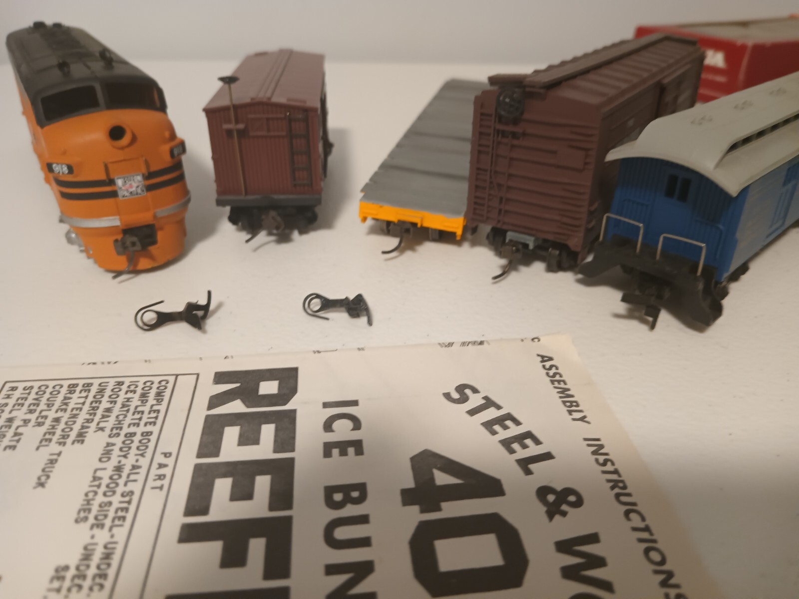 HO Train Car Lot Of 9 Passenger Horse Car Engine Hopper Mantua ...