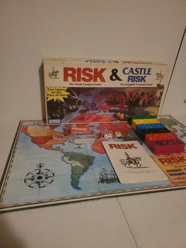 1990 Risk and Castle Risk Board game Vintage 100% Complete 73000000424 ...