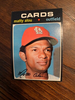 1971 TOPPS #720 MATEO MATTY ALOU ST. LOUIS CARDINALS HIGH # BASEBALL ...