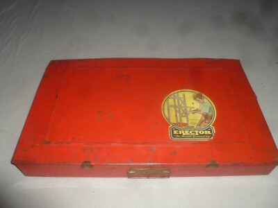 VINTAGE GILBERT ERECTOR NO 10 1/2 AMUSEMENT PARK SET CARNIVAL MERRY-GO ...