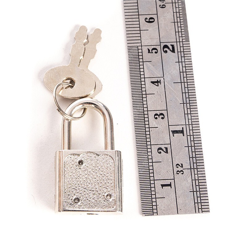 20sets Metal Small Square Padlock with Keys MINI Padlocks | eBay