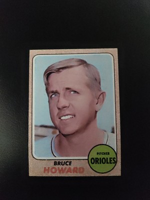1968 TOPPS BASEBALL BRUCE HOWARD ORIOLES #293 ex read description | eBay