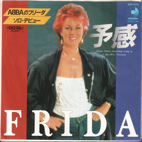 Frida I Know There's Something Going On / Threnody 7" vinyl Japan ...