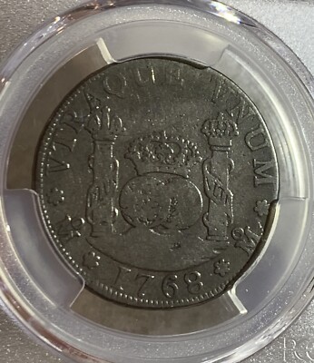 1768 MO MF MEXICO PILLAR 4 REALES SILVER COIN PCGS F12 | eBay
