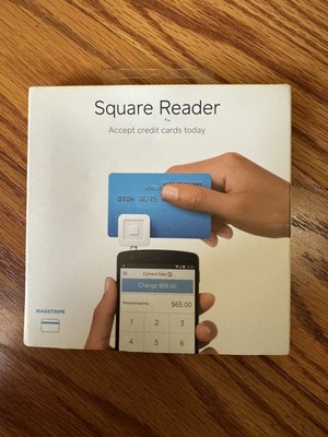 Square Credit Debit Card Reader White Compatible With Apple iPad iPhone ...