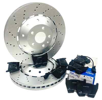 AUDI R8 RS4 RS5 2008-16 PAIR ECR BRAKE DISC DELPHI BRAKE PADS 365x34 | eBay