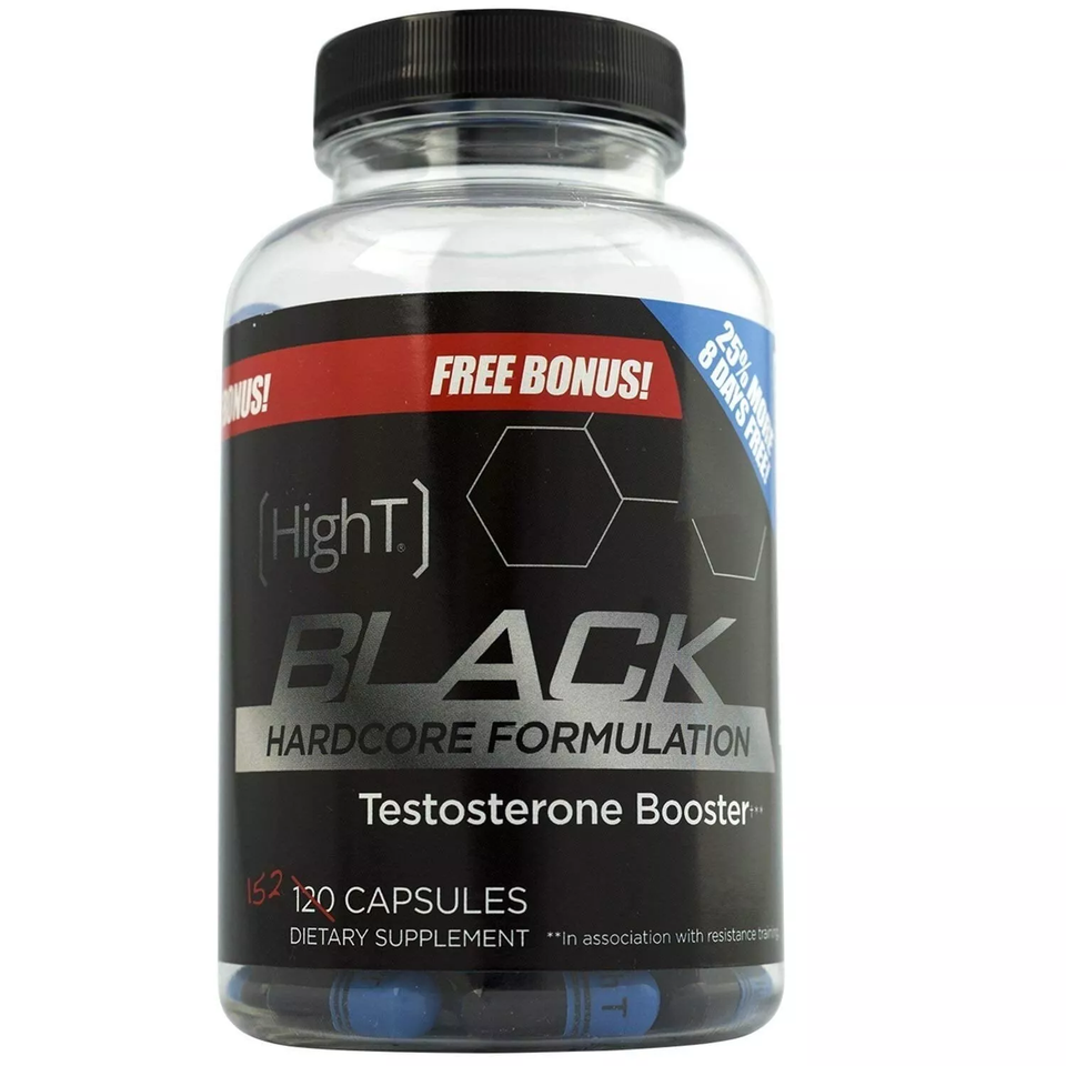 High T Black Testosterone Booster Supplements Strength -Stamina -Sex ...