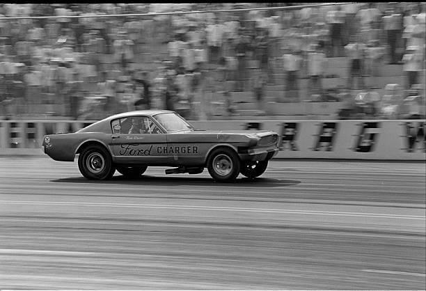 Ford Mustang Drag Car Of Tom Grove 1966 2 Motor Racing Old Photo | eBay ...