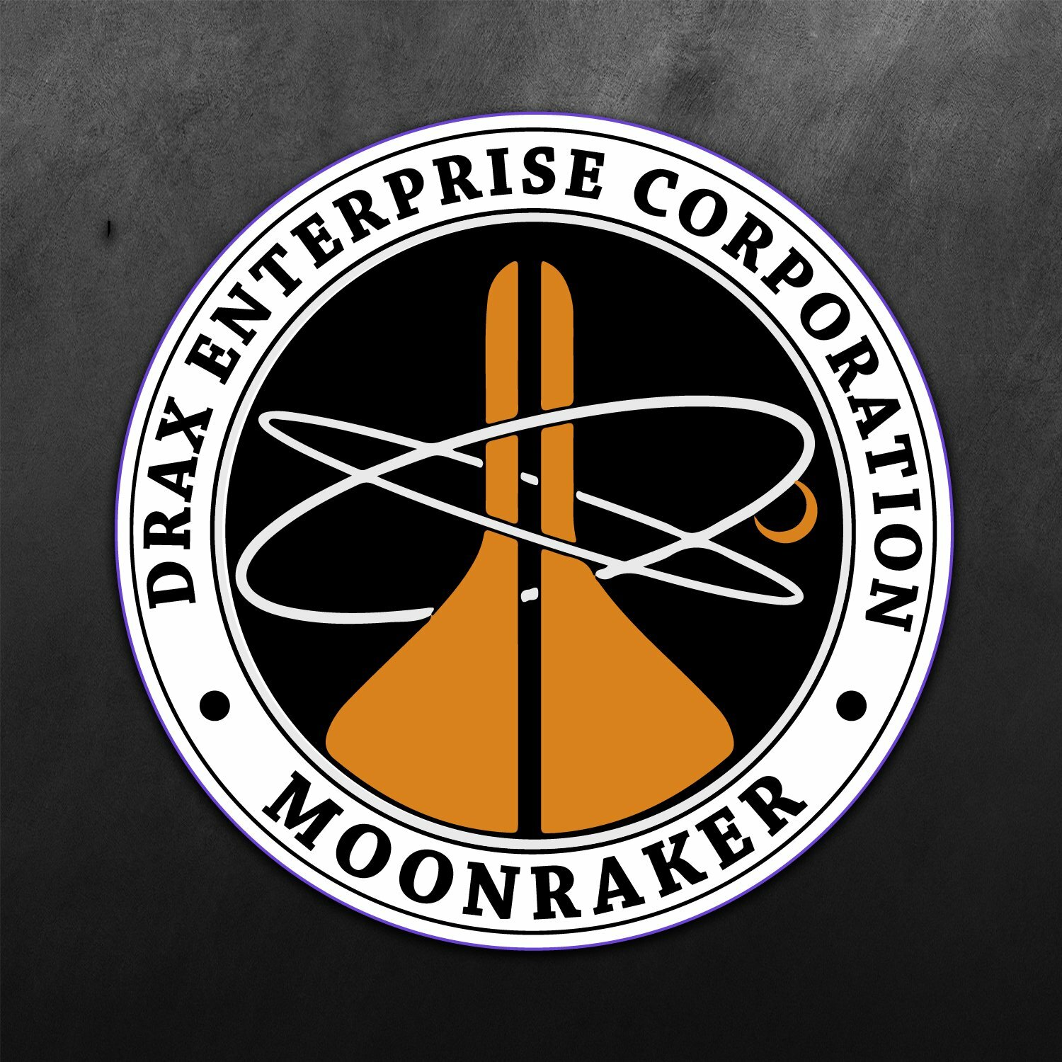 James Bond 007 Drax Enterprise Moonraker Logo Sticker | eBay