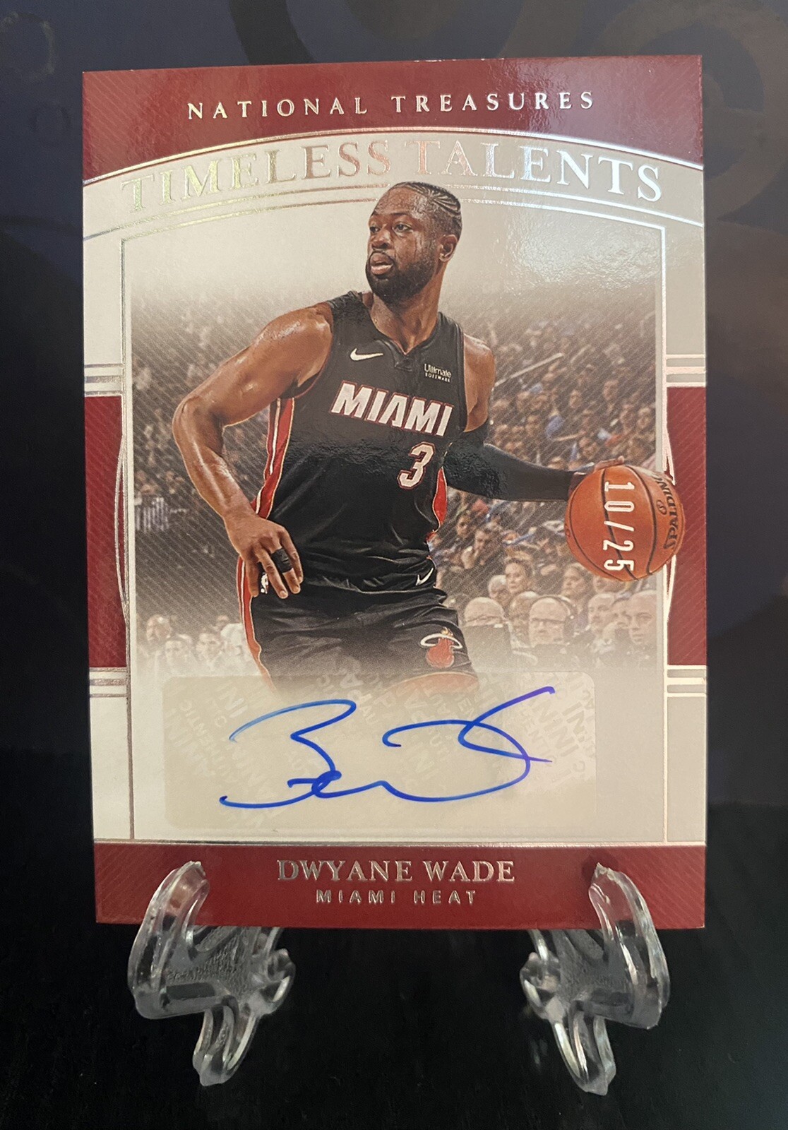 DWYANE WADE AUTO 19-20 Panini National Treasures TIMELESS TALENTS ...