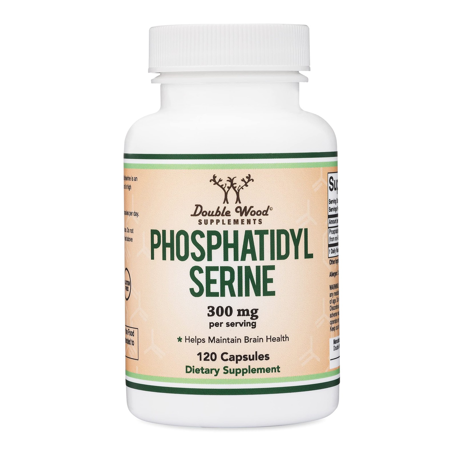 Phosphatidylserine Supplement 300Mg Per Serving, 120 Capsules (Phospha ...