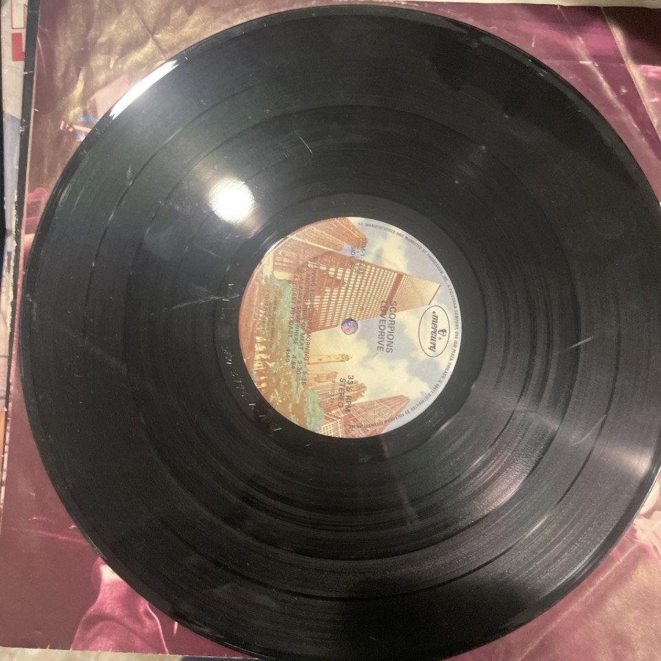 Scorpions LOVEDRIVE original 1st BANNED uncensored 1979 record metal ...