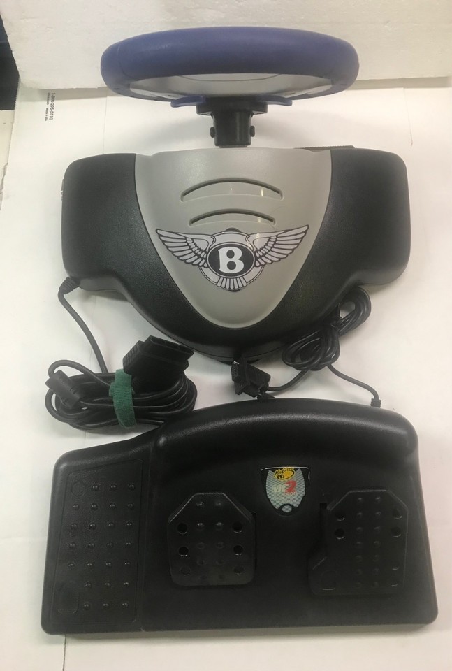 Playstation Mad Catz MC2 Racing Steering Wheel PlayStation 1 2 Ps1 Ps2 ...