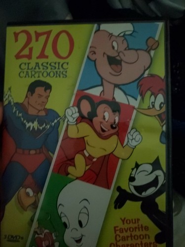 270 Classic Cartoons (DVD, 2011, 3-Disc Set) for sale online | eBay
