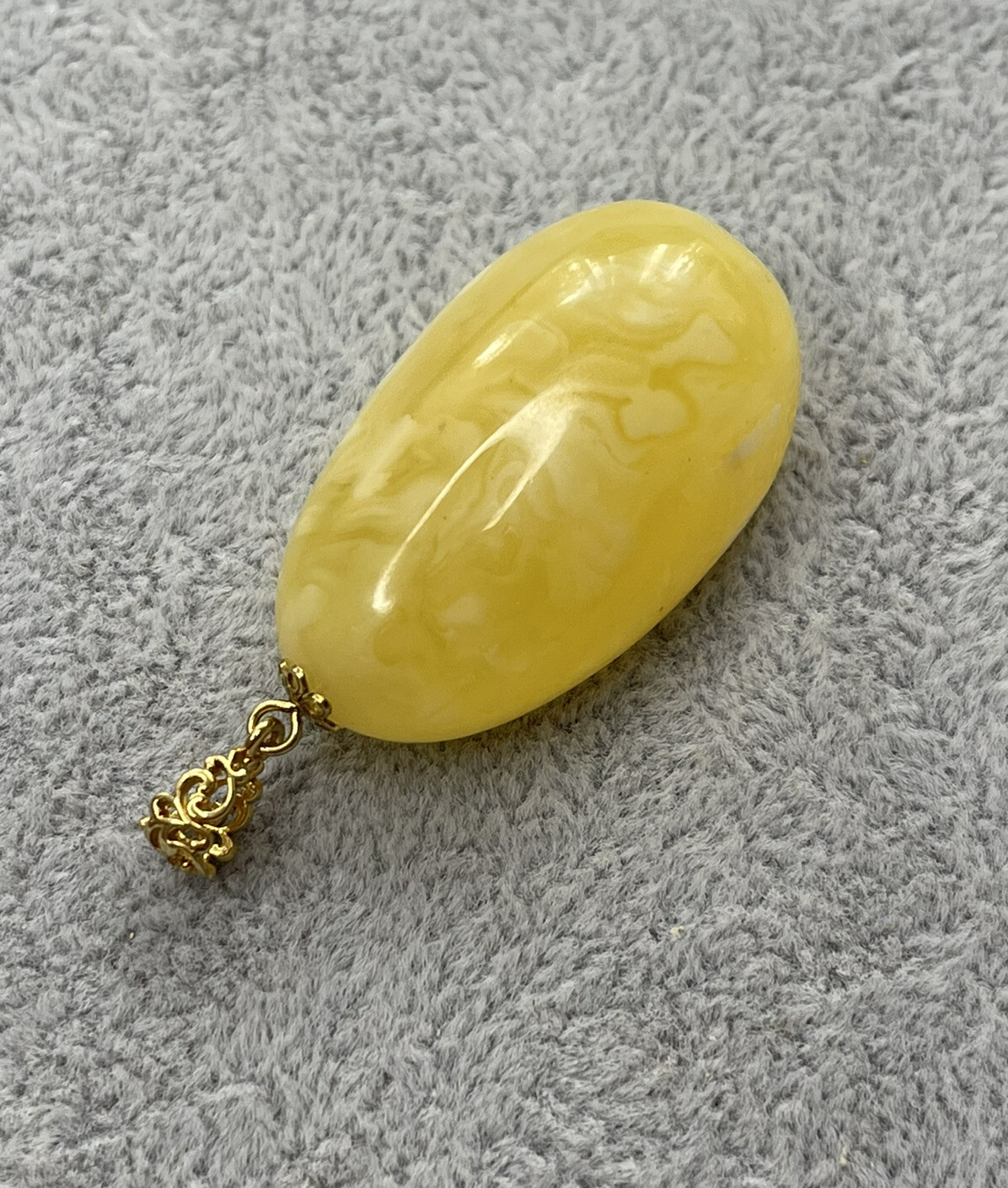 GENUINE Yellow AMBER PENDANT. Milky Amber PENDANT with Sterling Silver ...