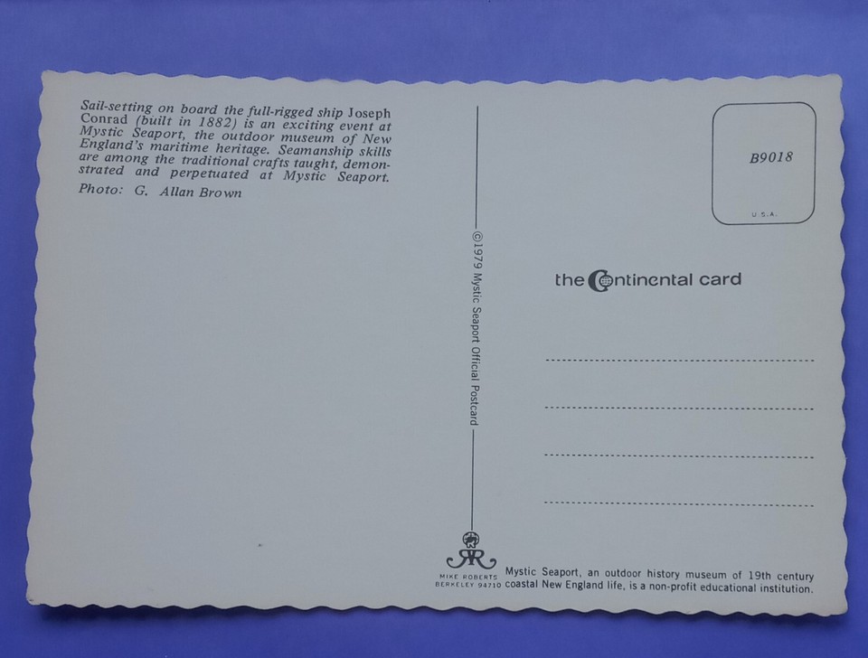 The Continental Card Joseph Conrad | eBay