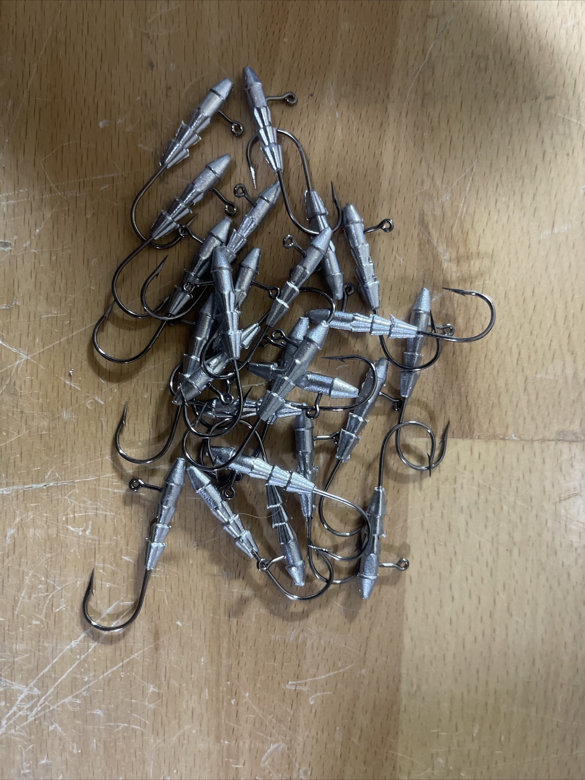 Hover Strolling Jig Head Fishing 3/32 oz 1/0 hook size Lot Of 25 | eBay