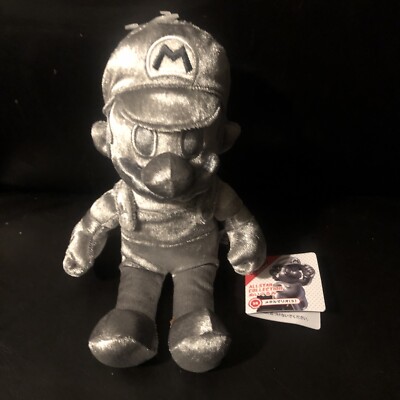Super MARIO SILVER METAL Little Buddy Plush All Star Collection 9 ...