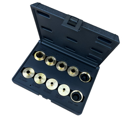 Brass Router Template Guide Bushing Set, Porter Cable style with Case ...