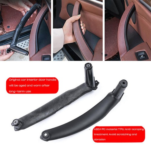For BMW X5 X6 E70 E71 Black Car Interior Door Handle Replace Cover Door ...
