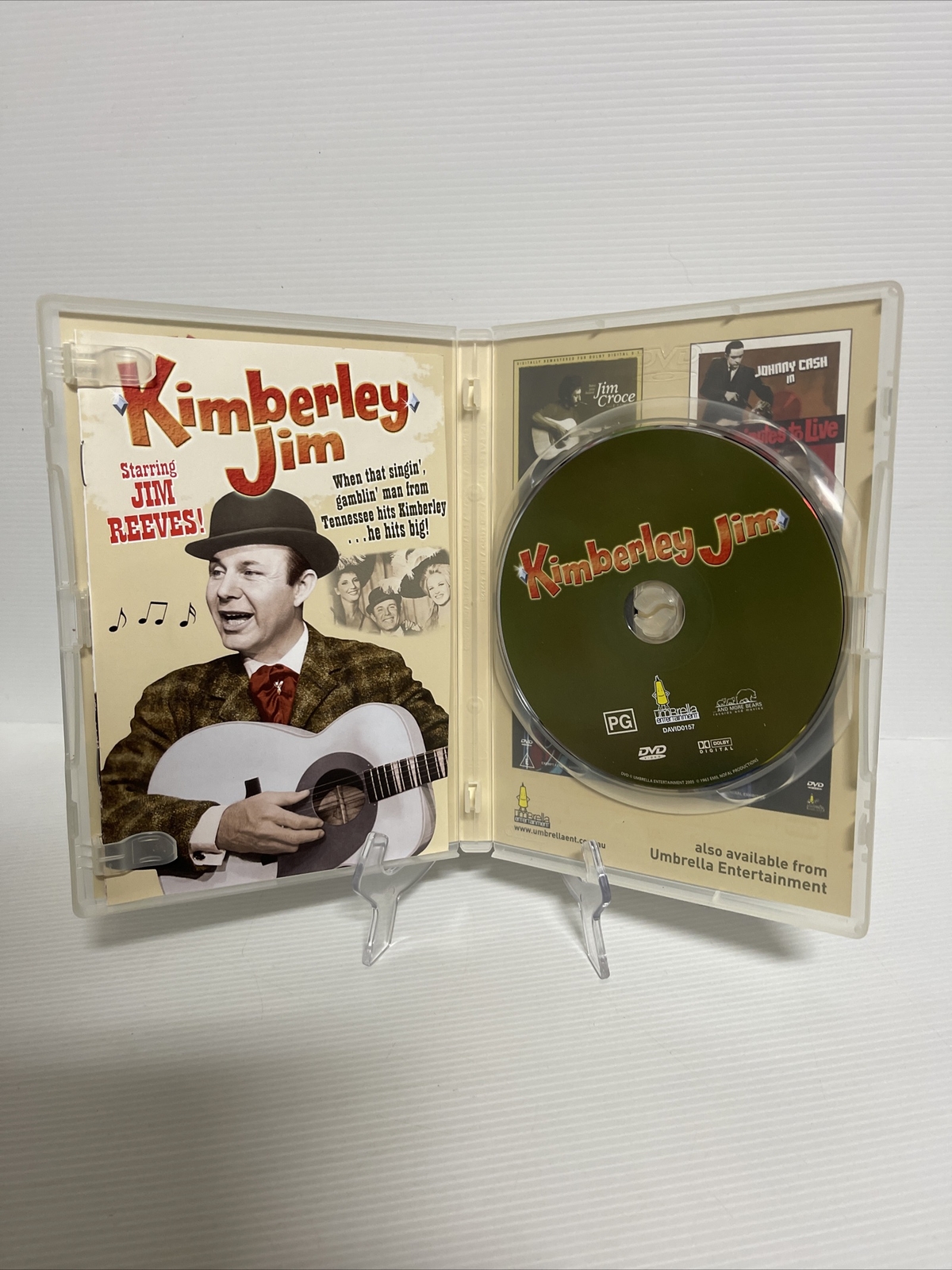 Kimberley Jim DVD ~ Starring Jim Reeves, Clive Parnell, 8 Page Booklet ...