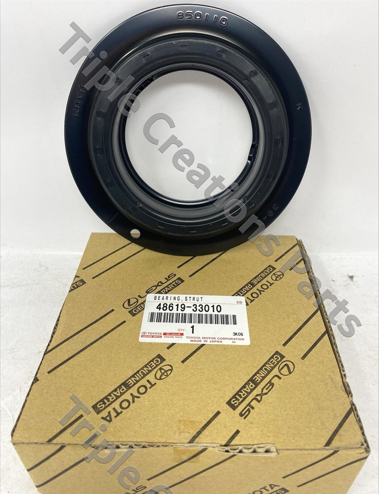 Toyota Genuine 48619-33010 Bearing Strut Mounting RH or LH 4861933010 ...