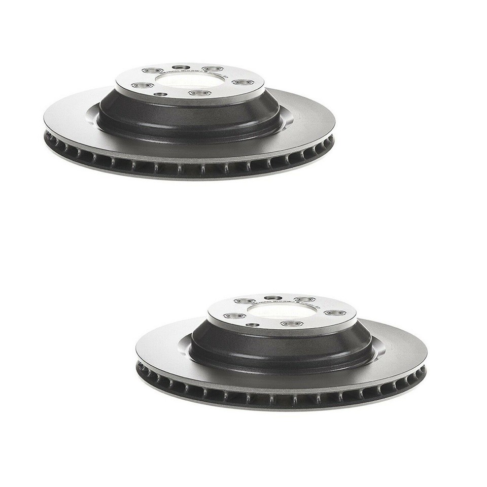 Brembo Rear 358mm Brake Disc Rotors & Textar Pads Kit for Porsche ...