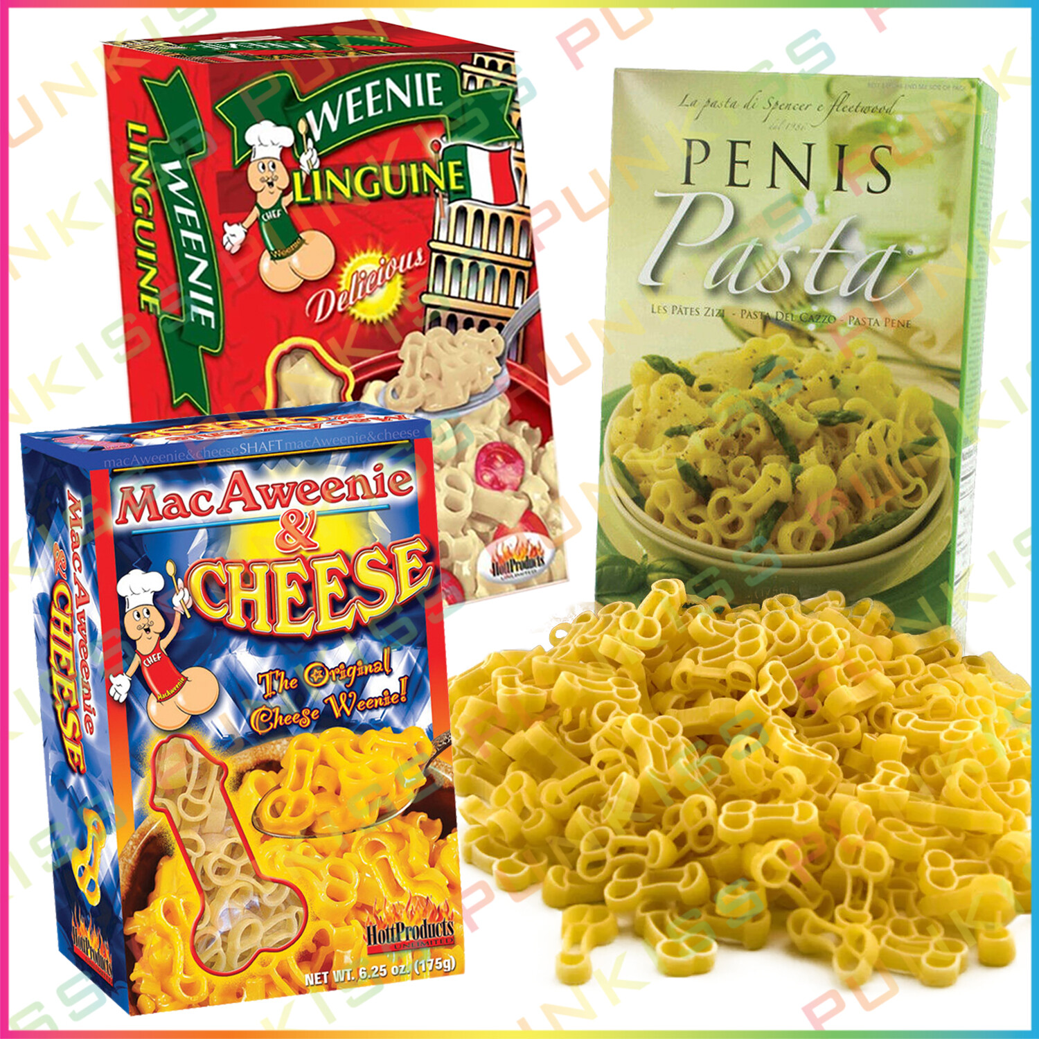 Penis Shaped Pasta Bachelorette Party Favor💋Fun Friends Party Game Gag ...