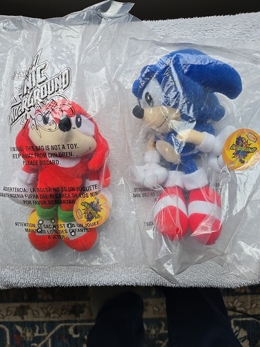 Vintage 2000 Denny S Sonic Knuckles Underground Plush Sega Dolls Ebay