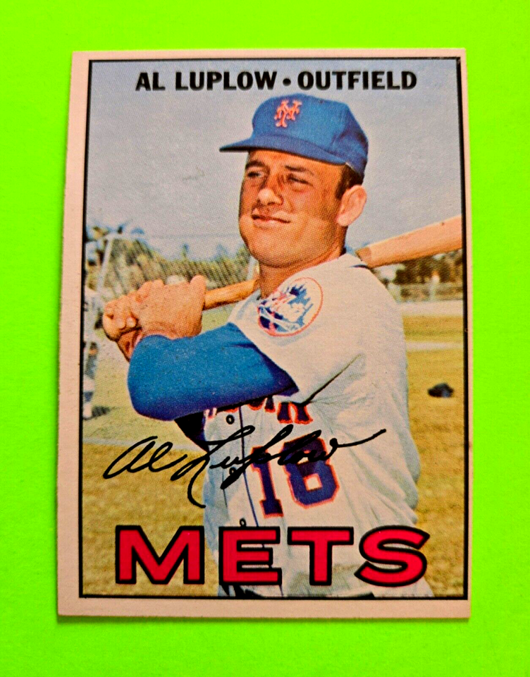 Lot of 9 1967 Topps METS vintage baseball cards JERRY GROTE, Tom ...