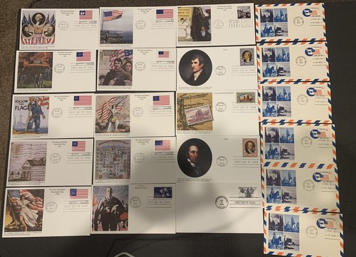 Huge American History First Day Cover Sets—183 Pieces. Please See All ...
