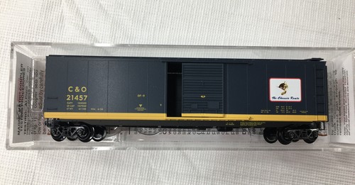C&O 50' Single Door Standard Boxcar #21457 N - Micro Trains Line ...