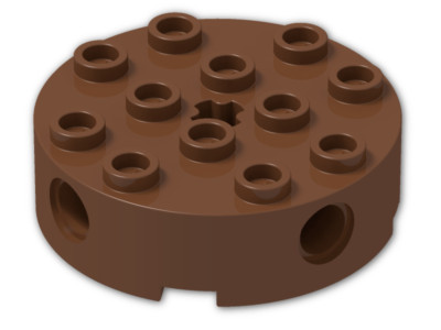 LEGO BRICK ROUND 4X4 W/ 4 SIDE HOLES (1 PCS) CHOOSE YOUR COLOR 6222 ...